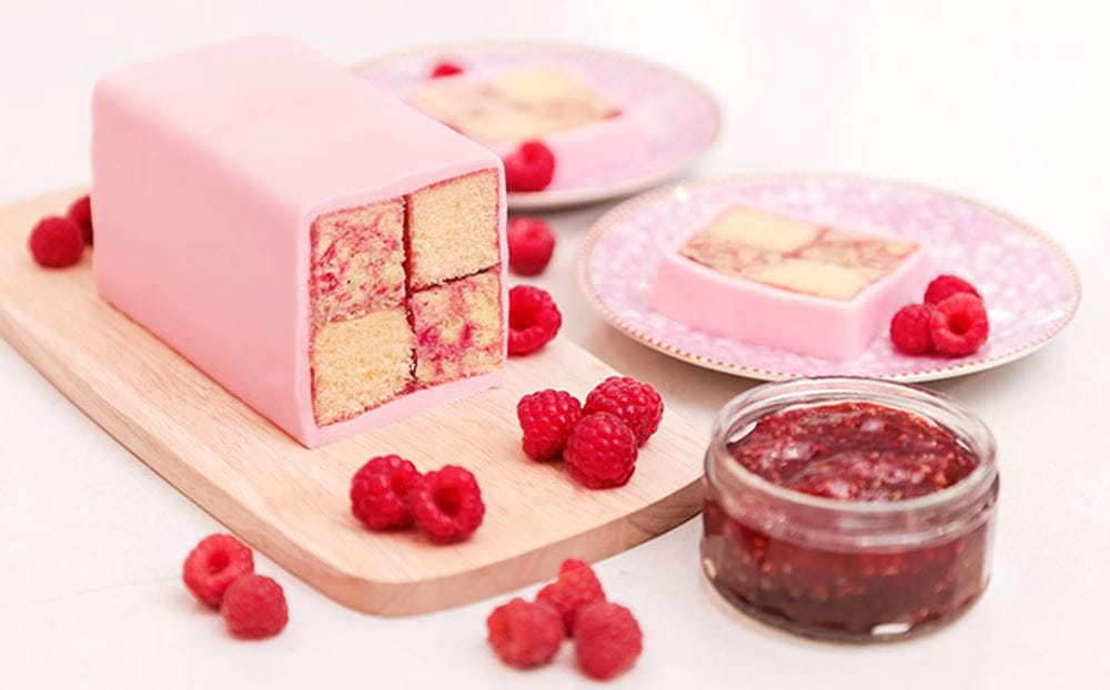 Raspberry Ripple Battenberg