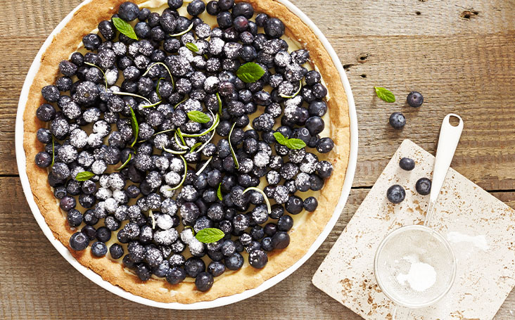 Blueberry Tart | Bake With Stork