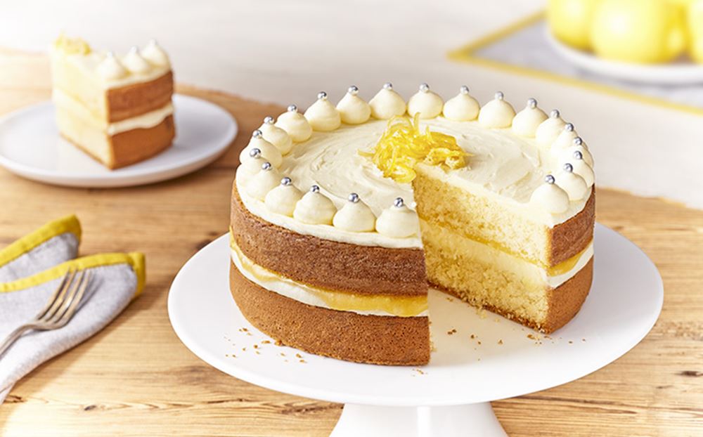 Zesty Lemon Celebration Cake | Bake With Stork
